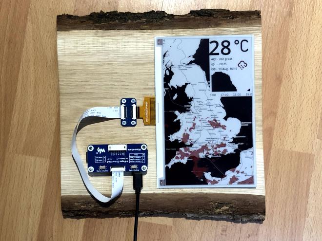 ☂️ E-Ink Weather Dashboard · James Jarvis